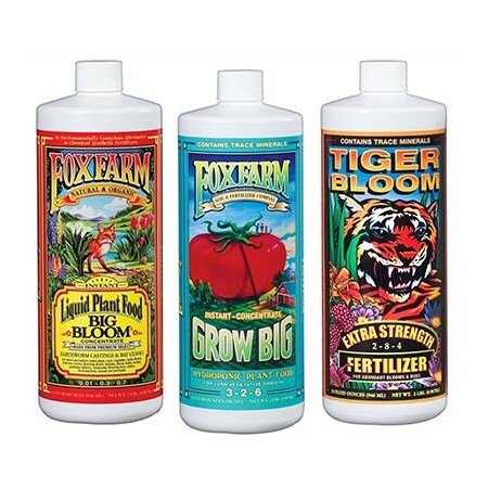 Foxfarm BIG BLOOM GROW BIG HYDRO TIGER BLOOM TRIO PACK FX14050 | Zoro