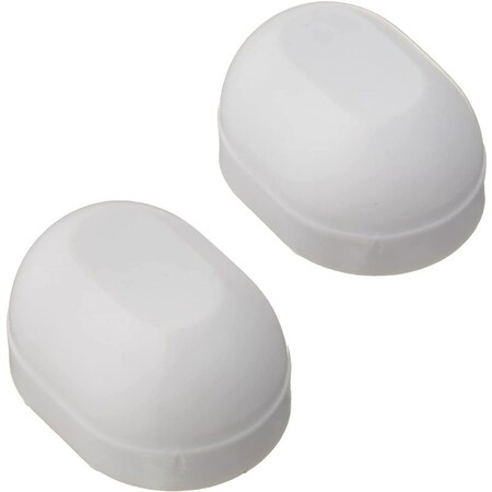 Plumb Craft Waxman WHITE BOLT CAPS OVAL 7641400T | Zoro