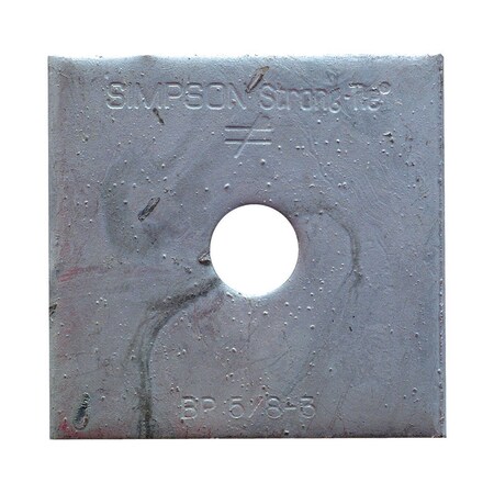 Simpson Strong-Tie BEARING PLATE HDG BP 5/8 BP 5/8-3HDG | Zoro