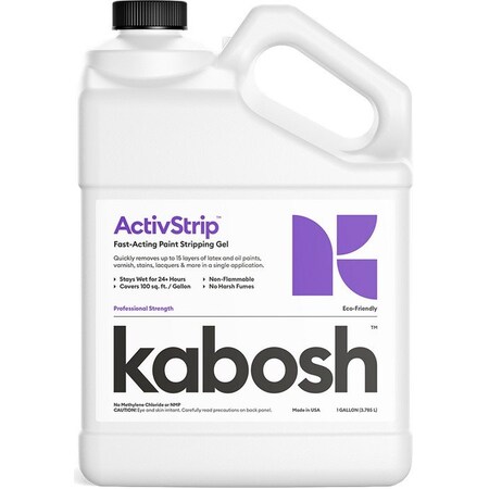 Kabosh 450-128 1gal ActivStrip Fast Acting Paint Stripping Gel ...