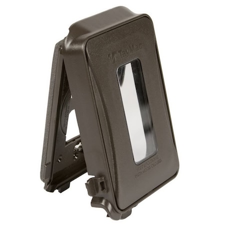 Hubbell Electrical Box Cover, 1 Gang, Polycarbonate, Expandable; In-Use ...