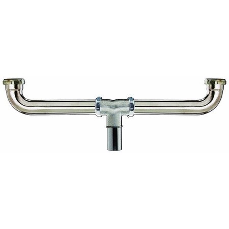 Plumb Pak Center Outlet Continuous Waste Slip-joint Brass Tubular 4568K ...