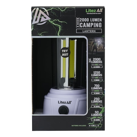 Litezall 2000 Lumen Lantern LA-2000LAN-4/8 | Zoro