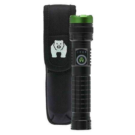 Kodiak Tactical Flashlight with Magnetic Charging, Rechargeable, 2000 ...