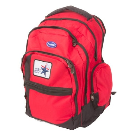 Propac Backpack, Red, With Mrc Logo Embroidery D2010-WEST RED MRC | Zoro