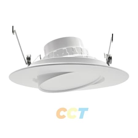 Portor 6in. LED Gimbal Retrofit Kit DownLight, CCT Selector PT-DLR-G-6I ...