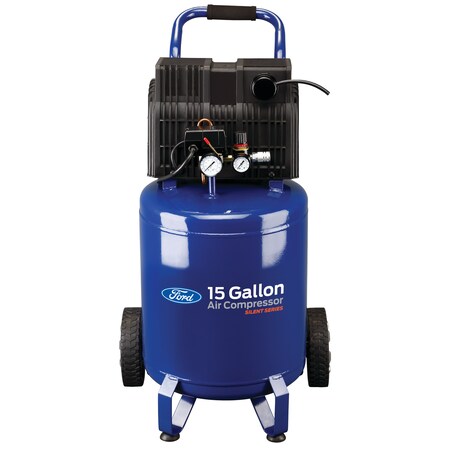 Pulsar Silent Series 15 Gallon Vertical Tank Air Compressor FCE6150VS ...
