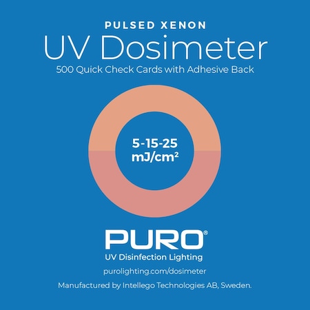 Puro Dosimeter Card, Low Dose, 500PK DC-P-LD-500 | Zoro
