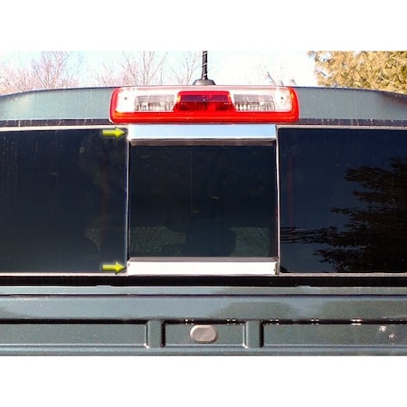 Qaa Stainless Rear Window Set 2Pc Fits 2015-2022 Chevrolet Colorado ...