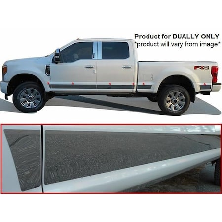 Qaa Stainless Rocker Panel Exterior Trim 12Pc Fits 2017-2022 Ford F-250 ...
