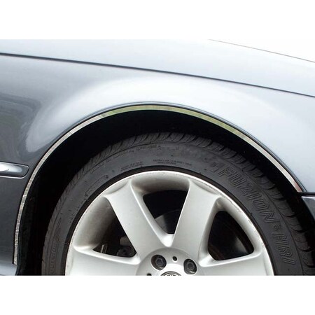 Qaa Stainless Steel Wheel Well Exterior Trim 4Pc Fits 2001-2005 BMW 3 ...