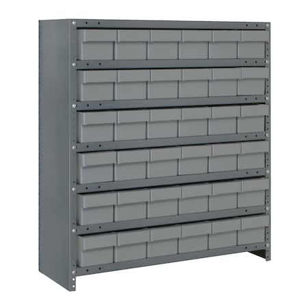 Quantum Storage Systems Euro Drawer Shelving Closed Unit CL1839-602GY ...