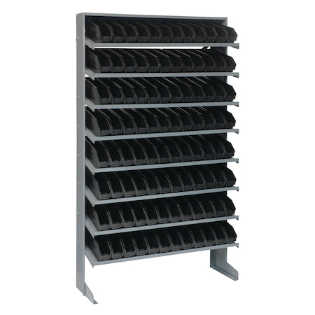Quantum Storage Systems Single-Sided Shelf Rack Systems QPRS-100BK | Zoro