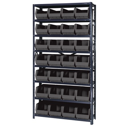 Quantum Storage Systems Giant Open Hopper Storage Unit QSBU-240BK | Zoro