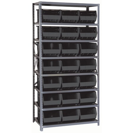 Quantum Storage Systems Giant Open Hopper Storage Unit QSBU-255BK | Zoro