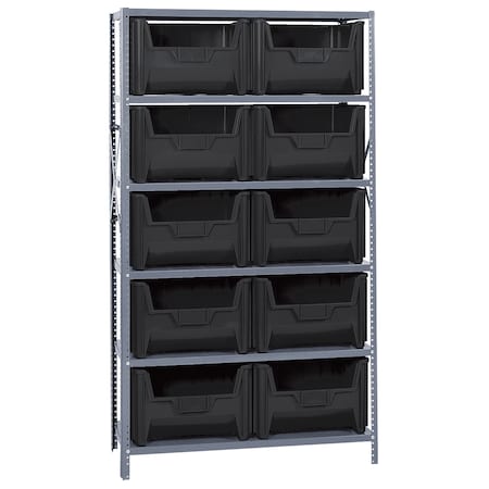 Quantum Storage Systems Giant Open Hopper Storage Unit QSBU-700BK | Zoro