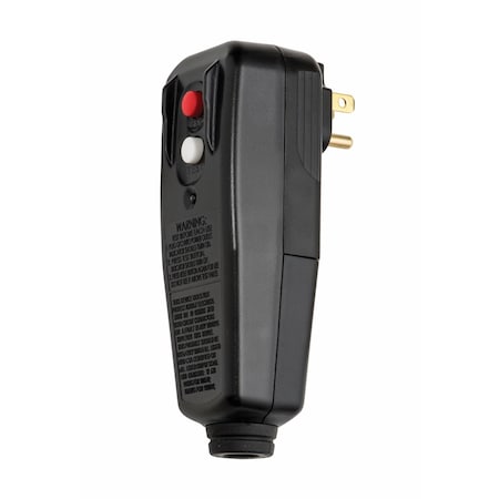 Tower Manufacuring Tower User attachable GFCI male Black 15 amp auto ...