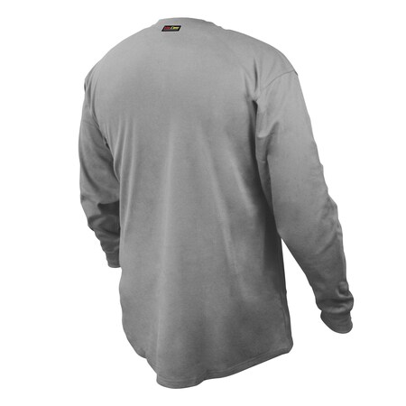 Radians Workwear VolCore LS Cotton Henley FR Shirt-GY-S FRS-002G-S | Zoro