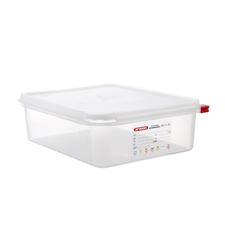 Araven AIRTIGHT CONTAINER OLYPROPYLENEP GN1/2, 6.8qt TRANSPARENT, 12 3/ ...