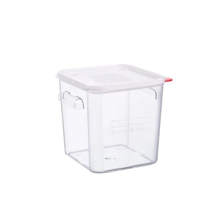 Araven Polycarbonate Airtight Square Container 8.4QT, 6PK 31854 | Zoro