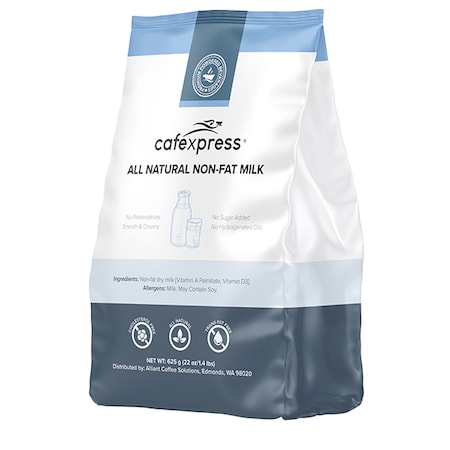 Cafexpress Non-Fat Real Milk, 22Oz Bags, PK8 PK 014250 | Zoro