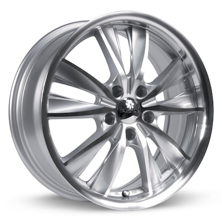 Rtx Alloy Wheel, Twist 17x7 5x114.3 ET40 CB73.1 Silver Machined 081366 ...