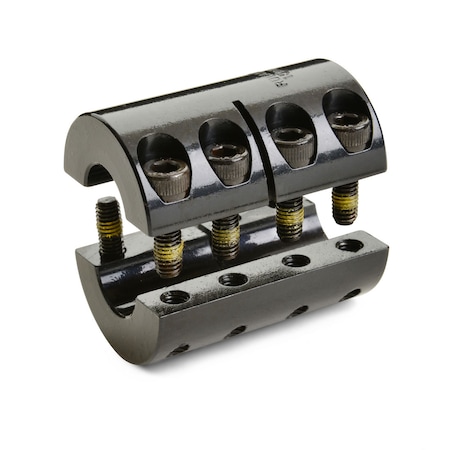 Ruland Rigid Coupling, Two-Piece, Bores 1.000x0.875", Steel, OD 1 3/4 ...