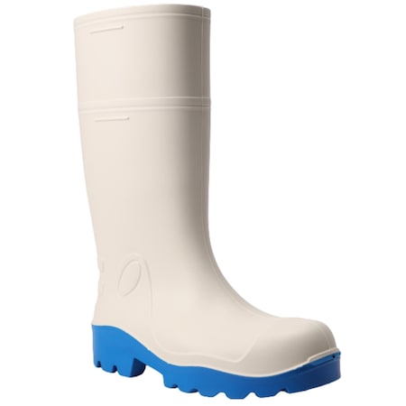Rdi Footwear Polyurethane Puresafe Steel Toe Boots, White/Blue, 5 PR FW ...