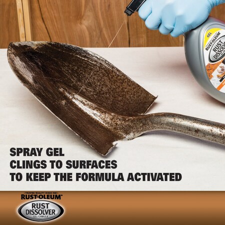 Rust-Oleum Rust Dissolver Gel, 32 Oz. Spray 300112 | Zoro