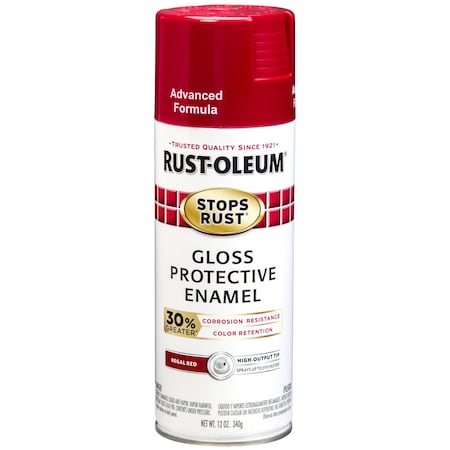 Rust-Oleum Spray Paint, Regal Red, Gloss, 12 oz 338920 | Zoro