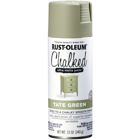 Rust-Oleum Spray Paint, Tate Green, Matte, Oil, 12 oz 374163 | Zoro