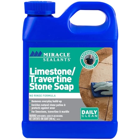 Miracle Sealants Sealant, Limestone & Travertine Stone Soap, Quart ...