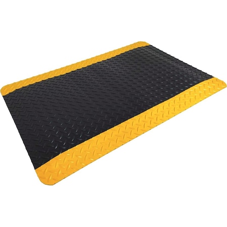 Safestep Antifatigue Mat, 60 in L x 36 in W, .875 in Thickness, Black ...
