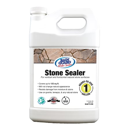 Rainguard Brands 1 Gal. Stone Sealer, Natural Finish, Clear SP-6004 | Zoro