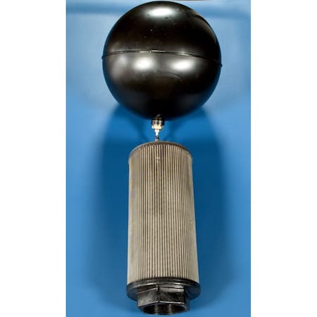 Rainwater Equipment 1.5 in. Stainless Steel Floating Intake Filter w/ 6 ...