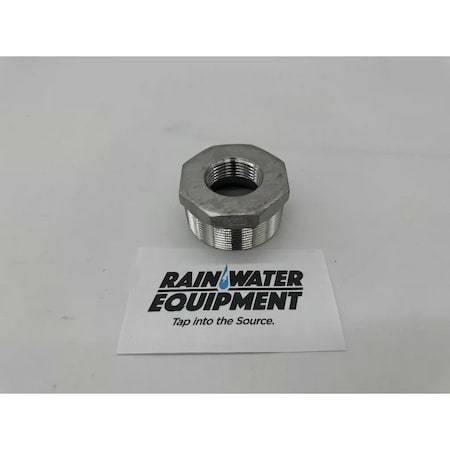 Raines 2'' x 1'' Stainless Steel Reducer Bushing 2x1-SS-BUSHING | Zoro