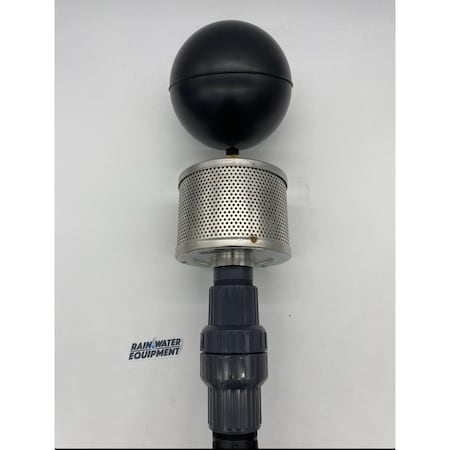 Rainwater Equipment 2 in. Stainless Steel High Flow Floating Filter w ...