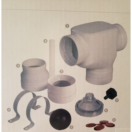 Blue Mountain 4 in. First Flush Plus Water Diverter WDDP111 | Zoro