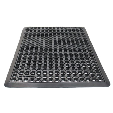 Rhino Mats Rhino B-Series Anti-Fatigue Drain-Thru, 2x3x3/4, Black ...