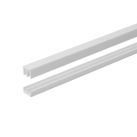 Randall WHITE PLASTIC TRACK FOR 1/4In. 4 FT P-8026-WH | Zoro