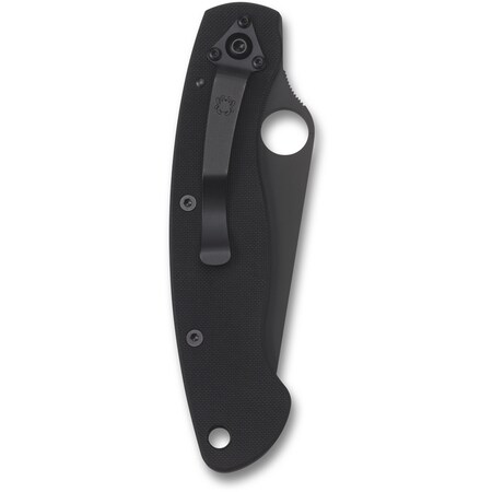 Spyderco 2024 Spyderco Military Model G-10 Black Black Blade Plain SPY ...