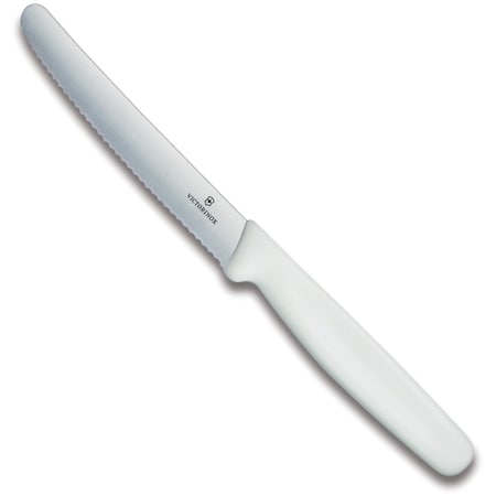 Swiss Army Brands Victorinox 42502 Kitchen White Steak - Serrated, 40 ...