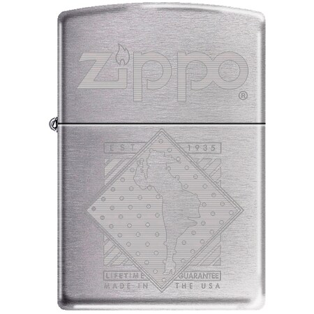 Zippo 2024 Zippo Custom Windy In A Diamond W/Logo Windproof Lighter ZIP ...