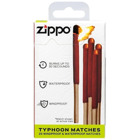 Zippo 2024 Zippo Outdoor Typhoon Match Only Old 40484 ZIP-40570 | Zoro