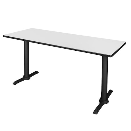 Regency Cain Training Tables, 60 W, 24 L, 29 H, Wood, Metal Top, White ...