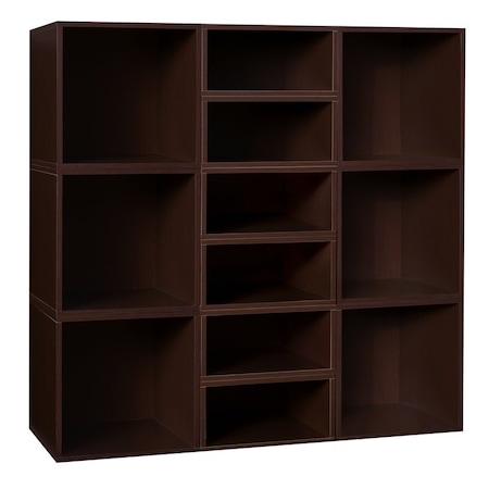 Regency Niche Cubo Storage Organizer Open Bookshelf Set- 6 Full Cubes/6 ...