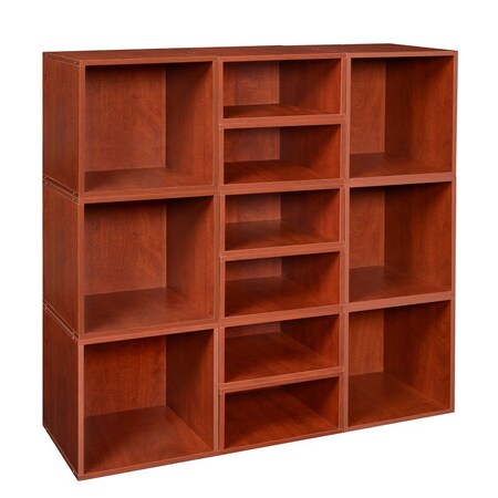 Regency Niche Cubo Storage Organizer Open Bookshelf Set- 6 Full Cubes/6 ...
