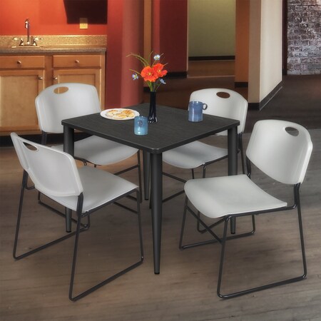 Regency Kahlo Square Table & Chair Sets, 30 W, 30 L, 29 H, Wood, Metal ...