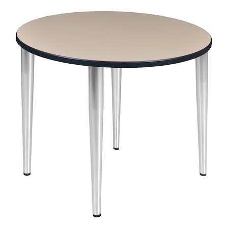 Regency Kahlo Square & Round Tables, 42 W, 42 L, 29 H, Wood, Metal Top ...