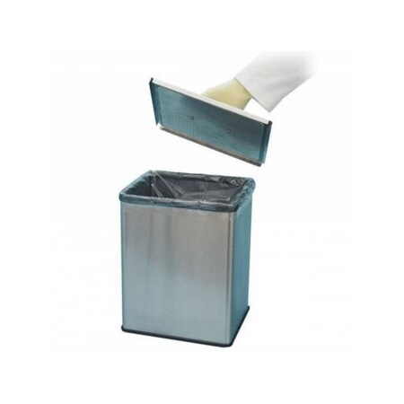 Mirion Technologies Lead Waste Container, 20qt with Lid 39106 | Zoro